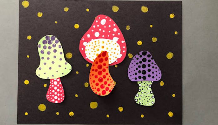 Family Art Project: Yayoi Kusama Mushrooms | CSMA